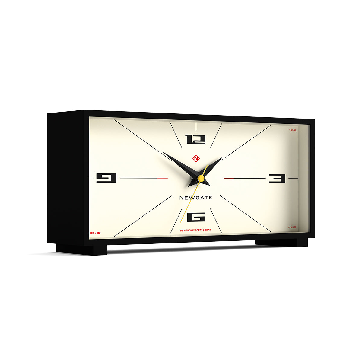 Thunderbird Clock NEWGATE Thunderbird Desk Clock - Retro Modern Mantel ...