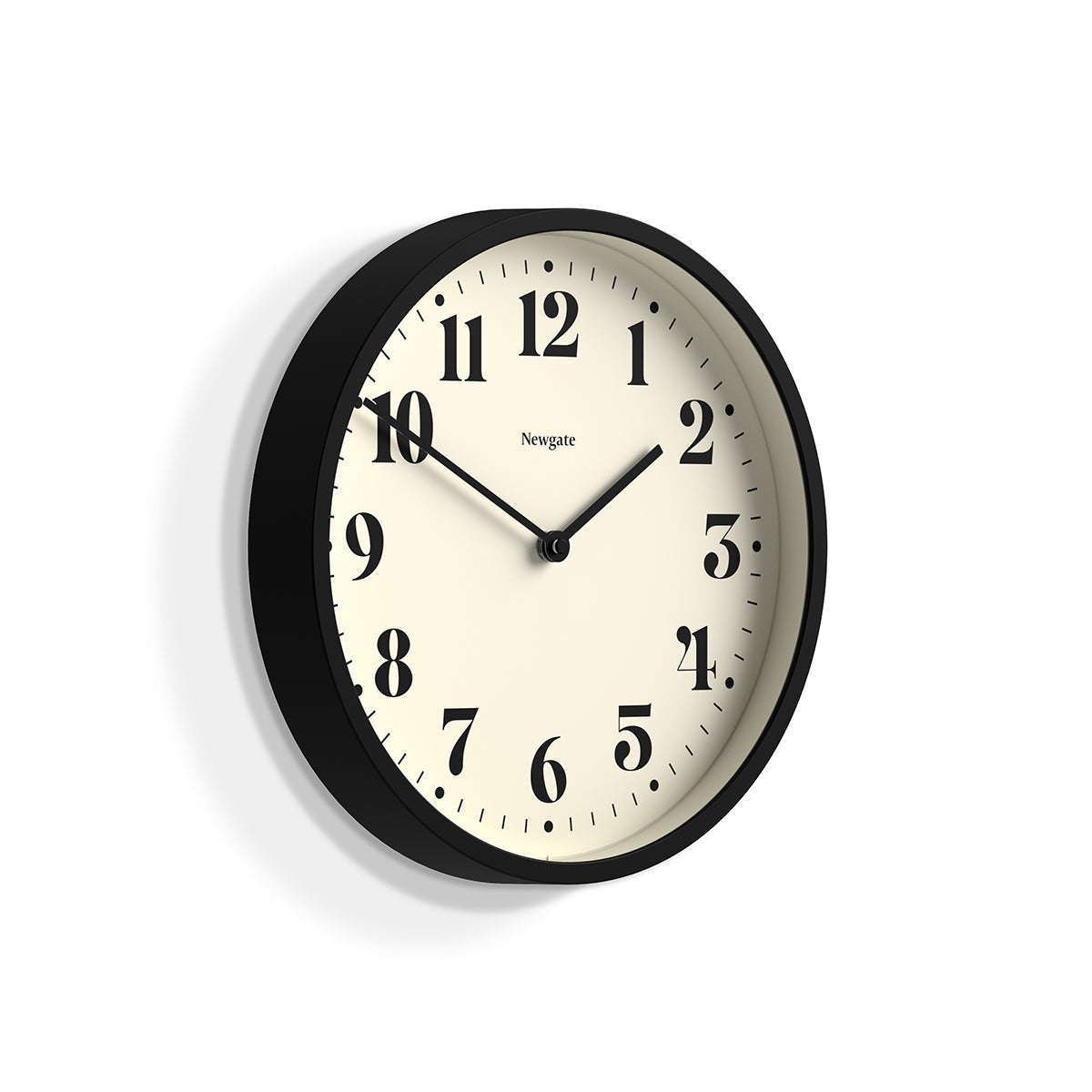 Newgate Number Four wall clock in black – Newgate World