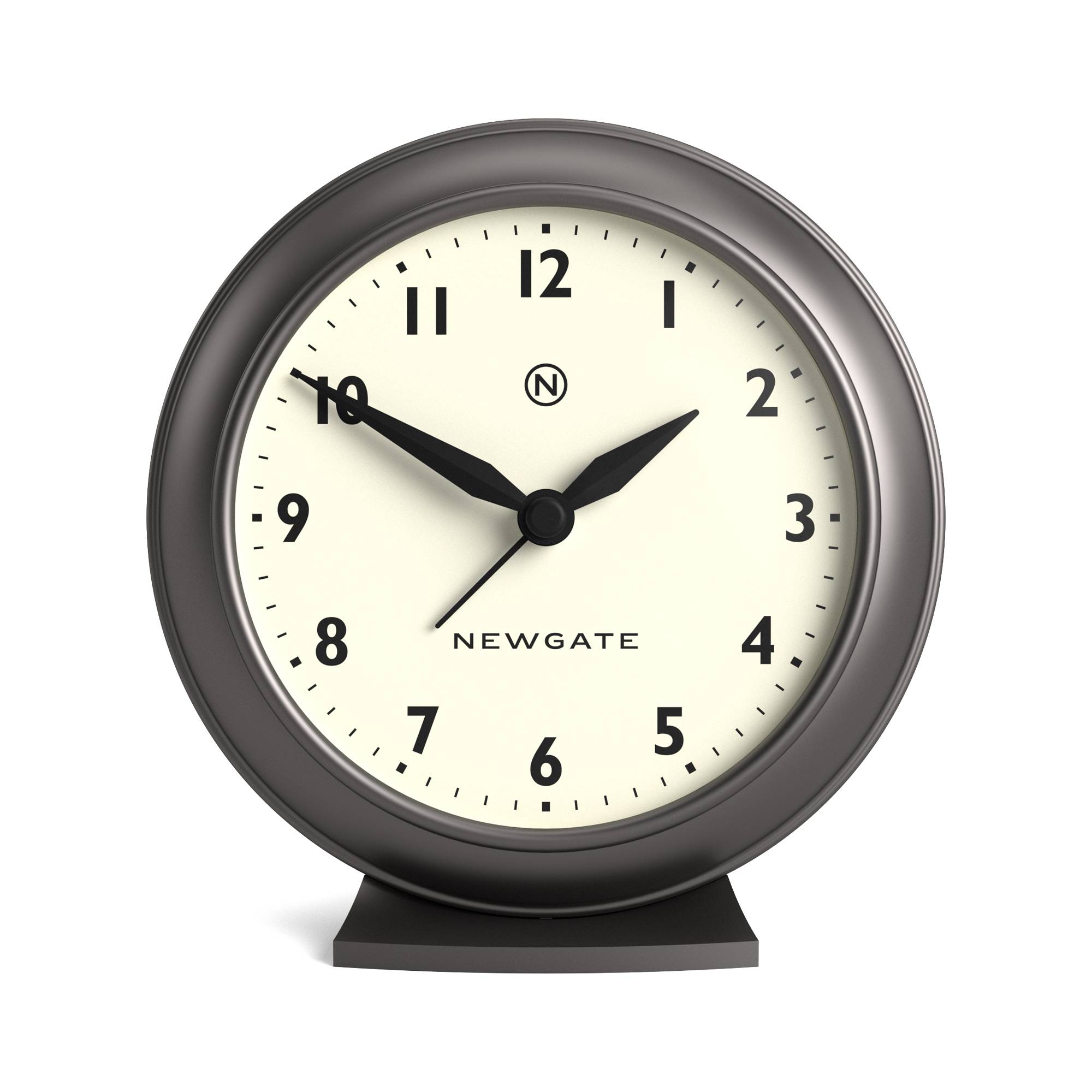 Newgate Pacific alarm clock in graphite – Newgate World