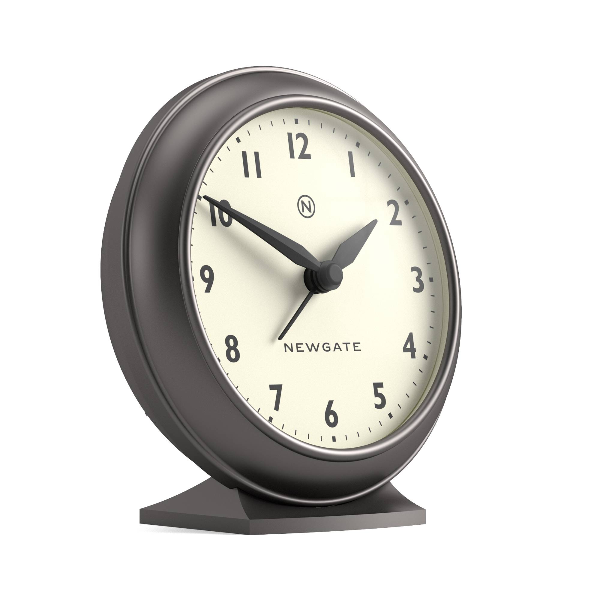 Newgate Pacific alarm clock in graphite – Newgate World