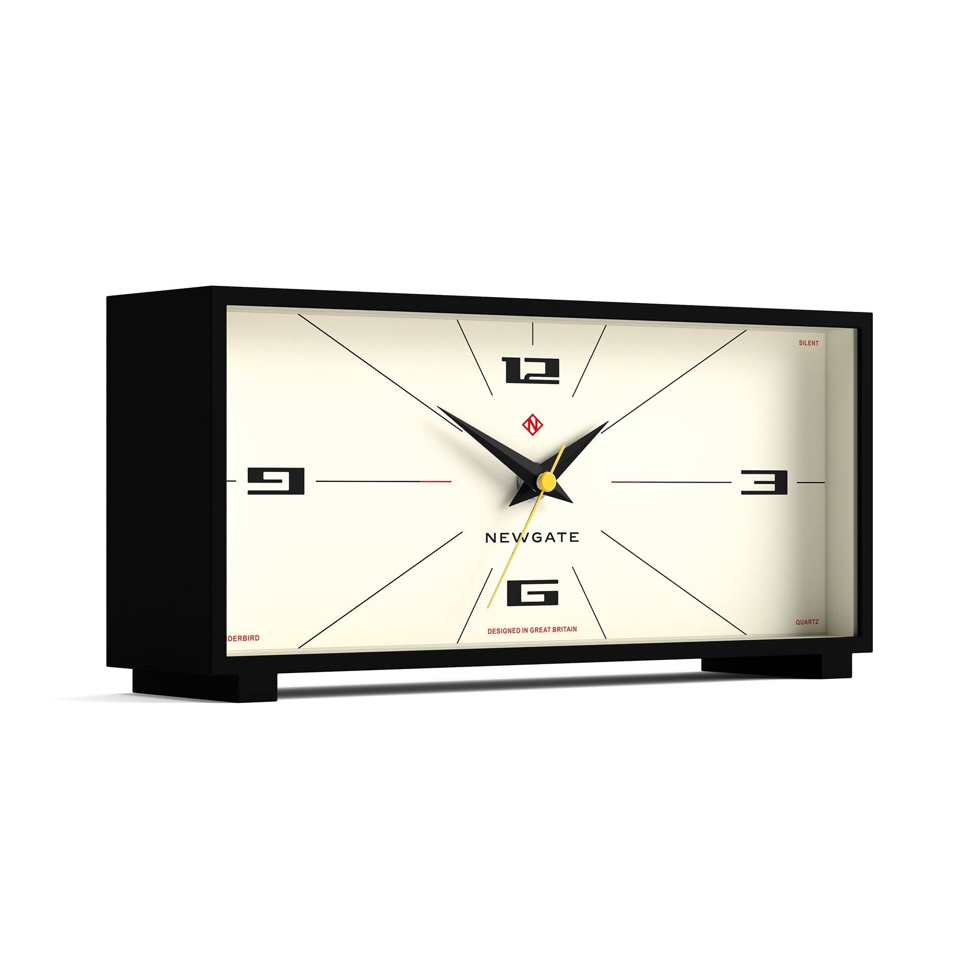 Newgate Thunderbird mantel clock in black – Newgate World