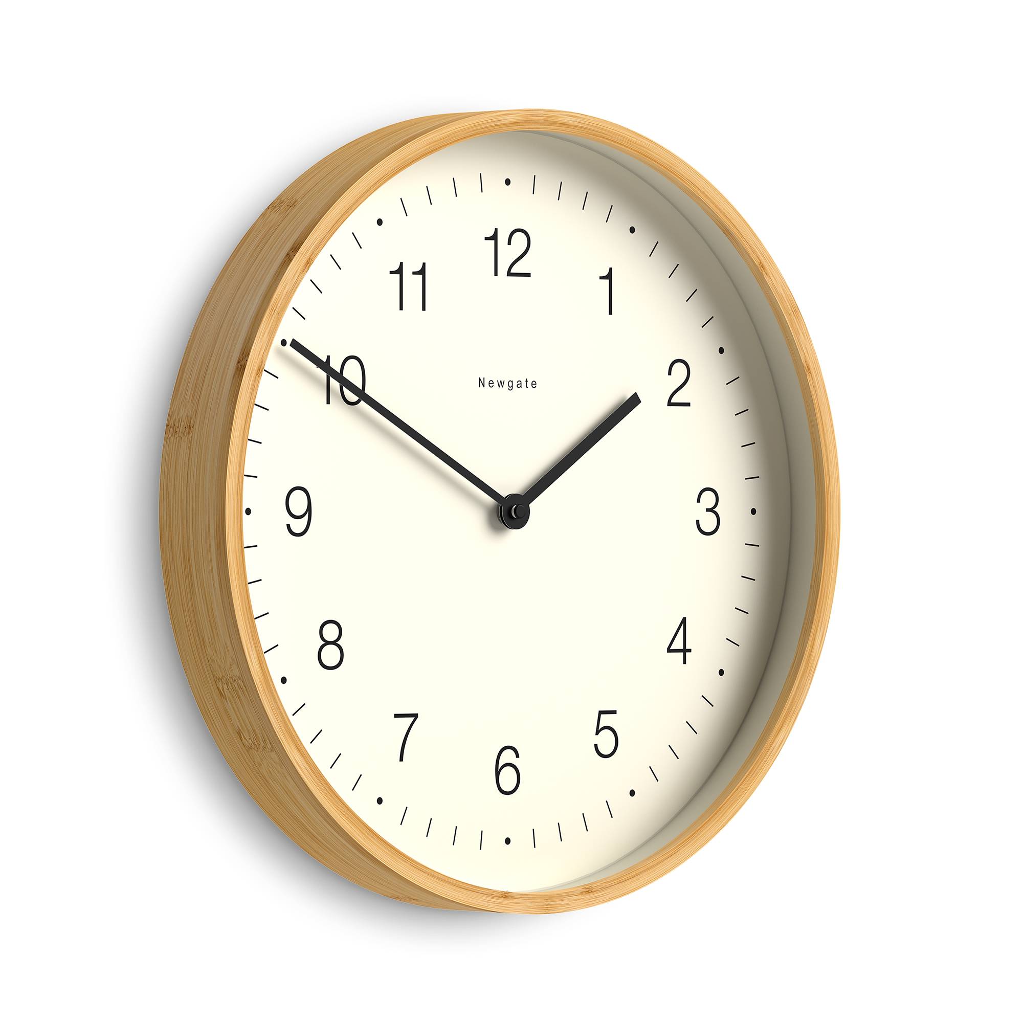 Medium Bamboo Wall Clock | Hovercraft Dial – Newgate World