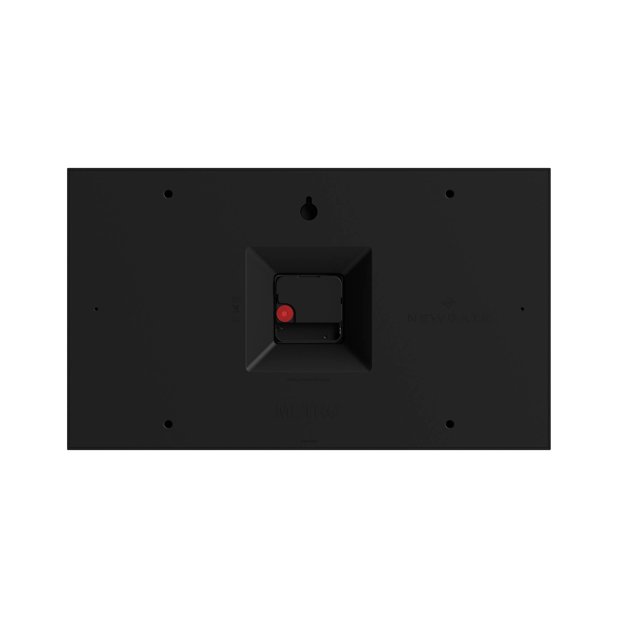 Newgate Metro wall clock in black – Newgate World
