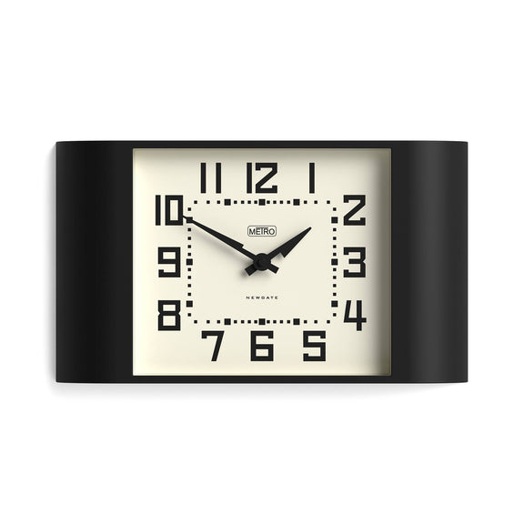 Newgate Metro wall clock in black – Newgate World