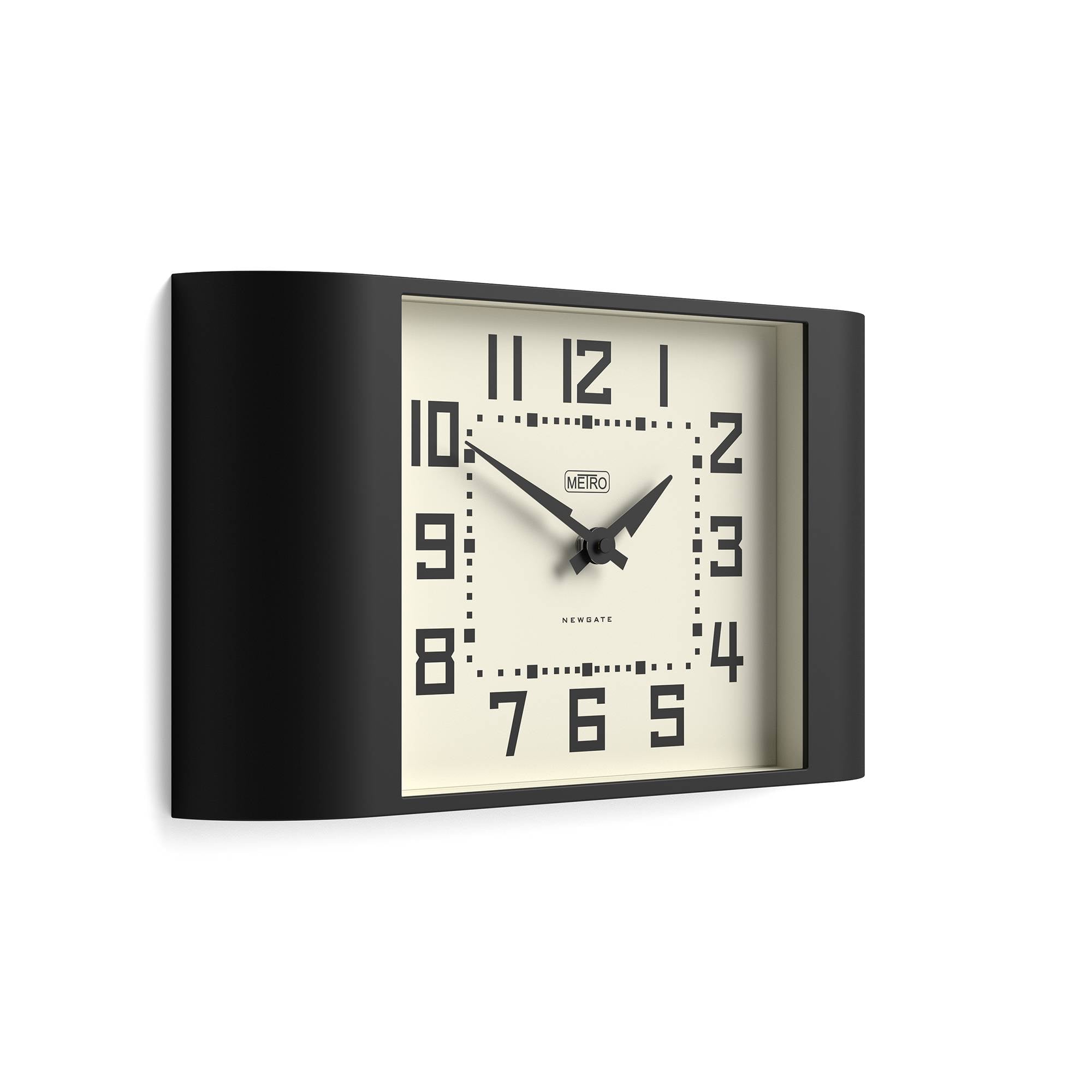 Newgate Metro wall clock in black – Newgate World