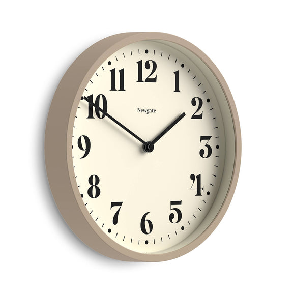 Newgate Number Four wall clock in stone grey – Newgate World