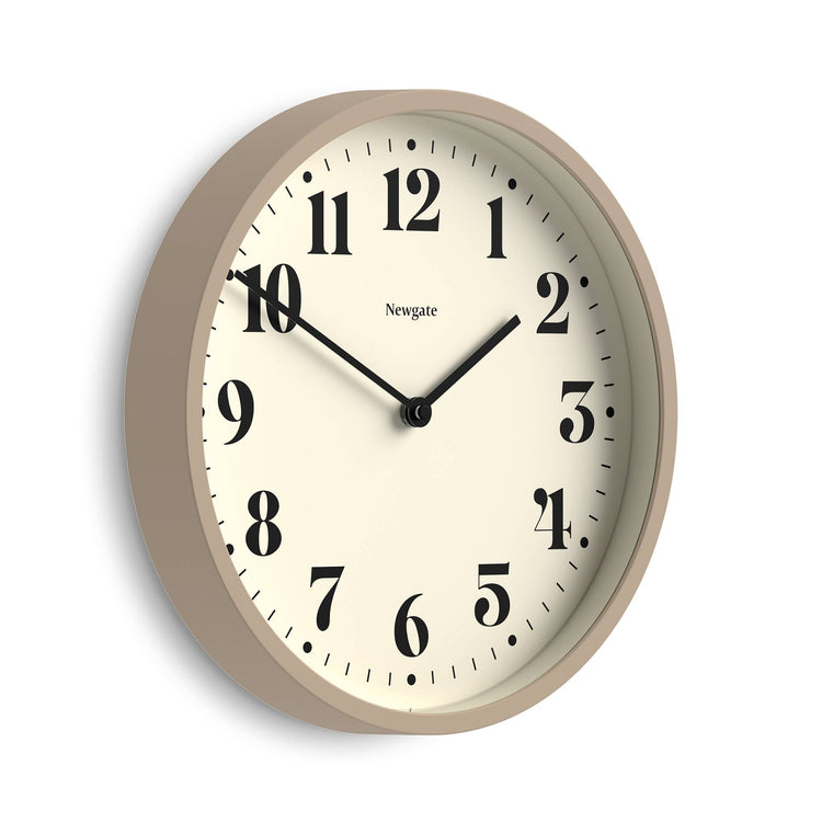 Newgate Number Four wall clock in stone grey – Newgate World