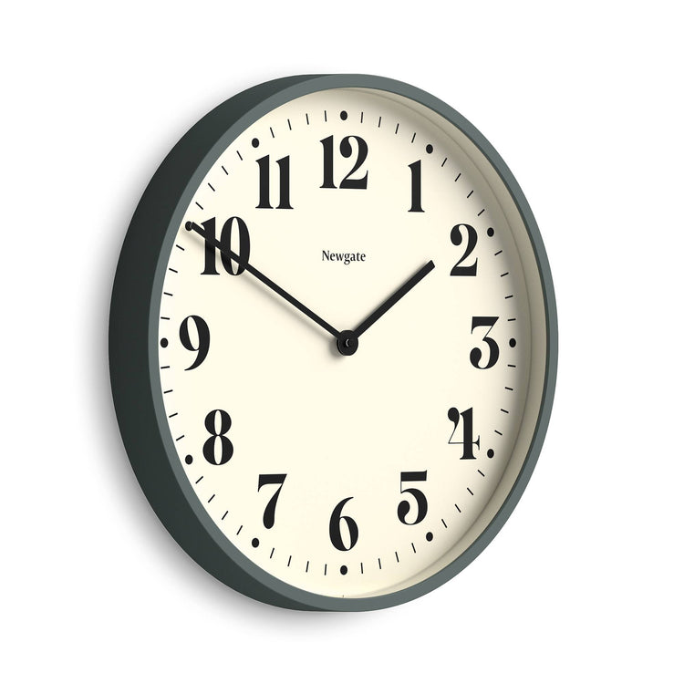 Newgate Number Two wall clock in asparagus green – Newgate World