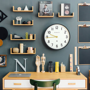 Newgate Mr Edwards wall clock in grey – Newgate World