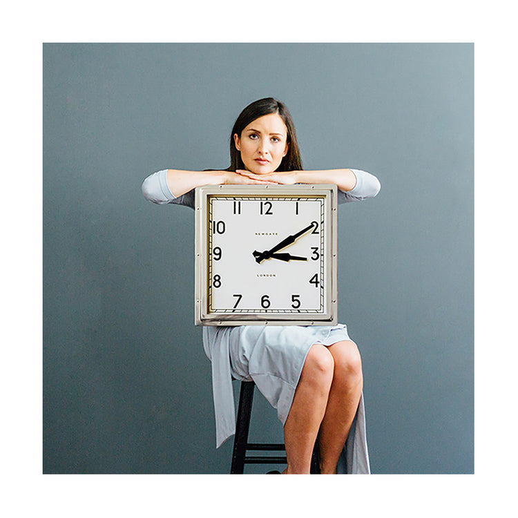 Newgate Quad wall clock in stainless steel – Newgate World