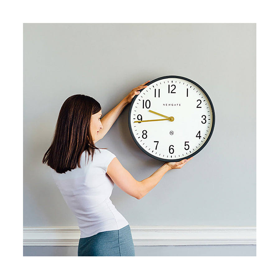 Newgate Mr Edwards wall clock in grey – Newgate World