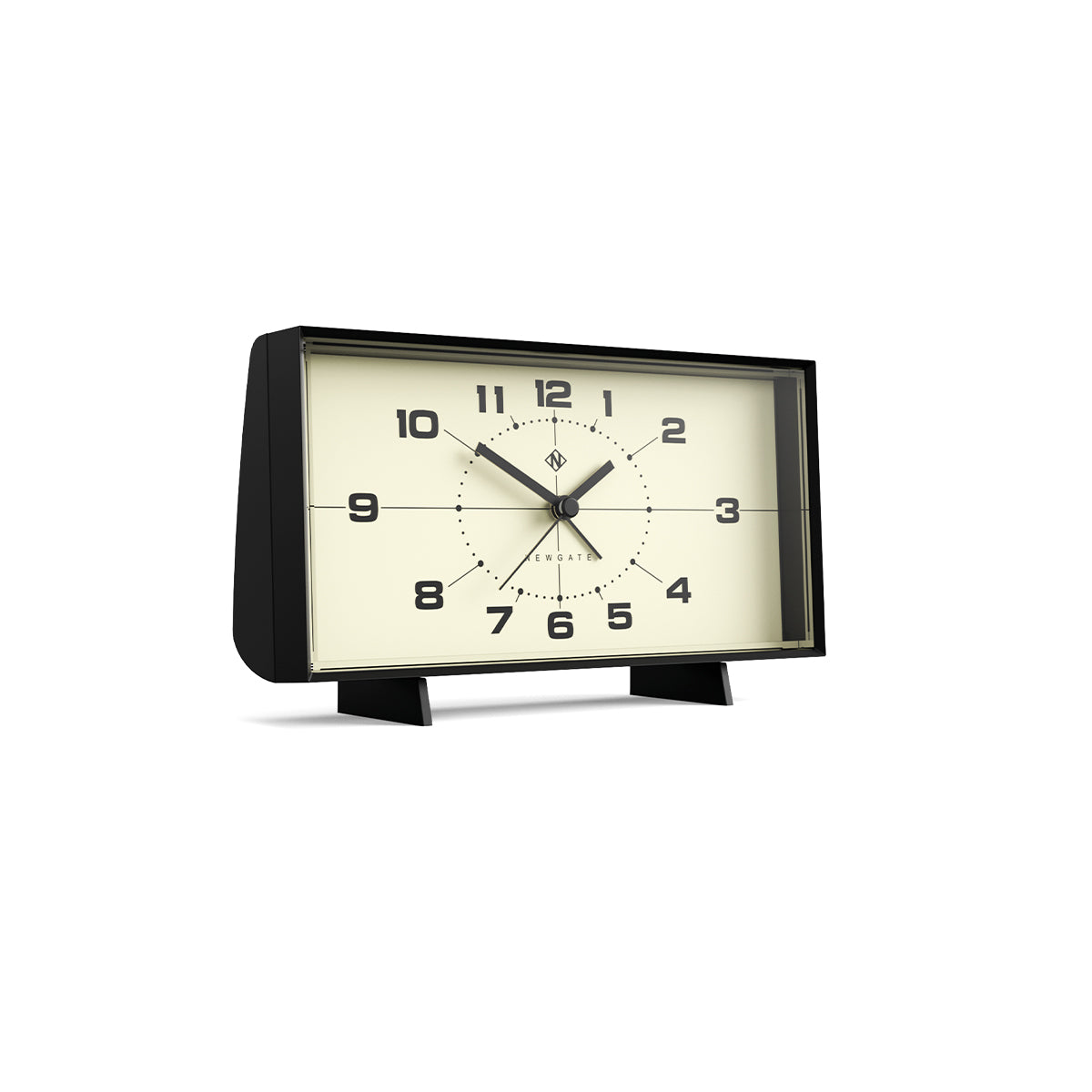 Newgate Wideboy alarm clock in black and cream – Newgate World
