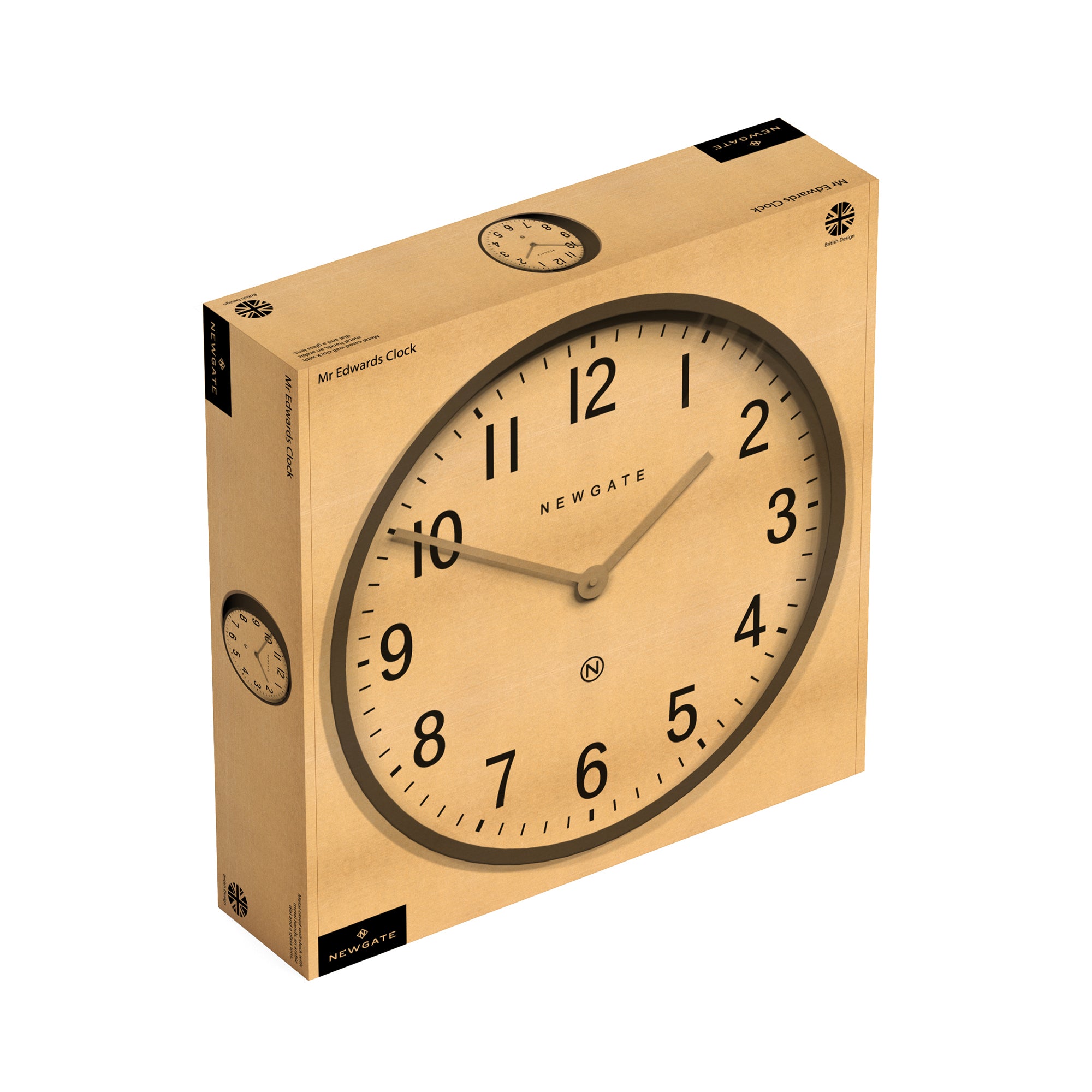 Newgate Mr Edwards wall clock in grey – Newgate World