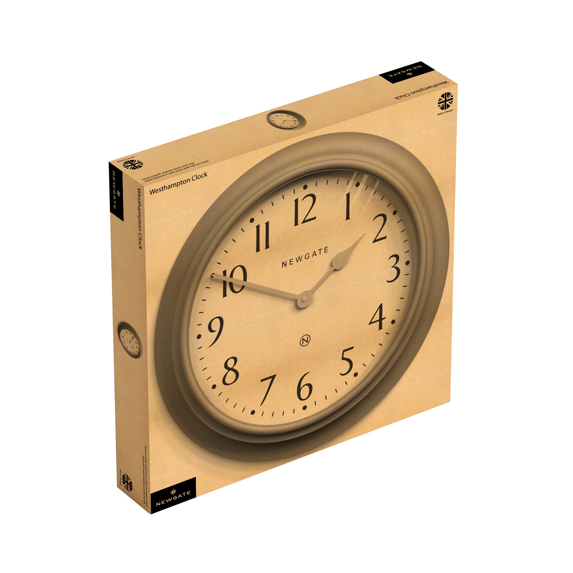 Newgate Westhampton wall clock in grey – Newgate World